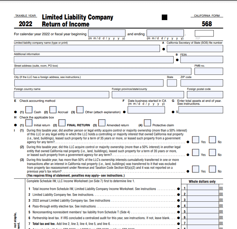 What Is Form 568 and How It Affects LLC Costs? - BusinessRocket