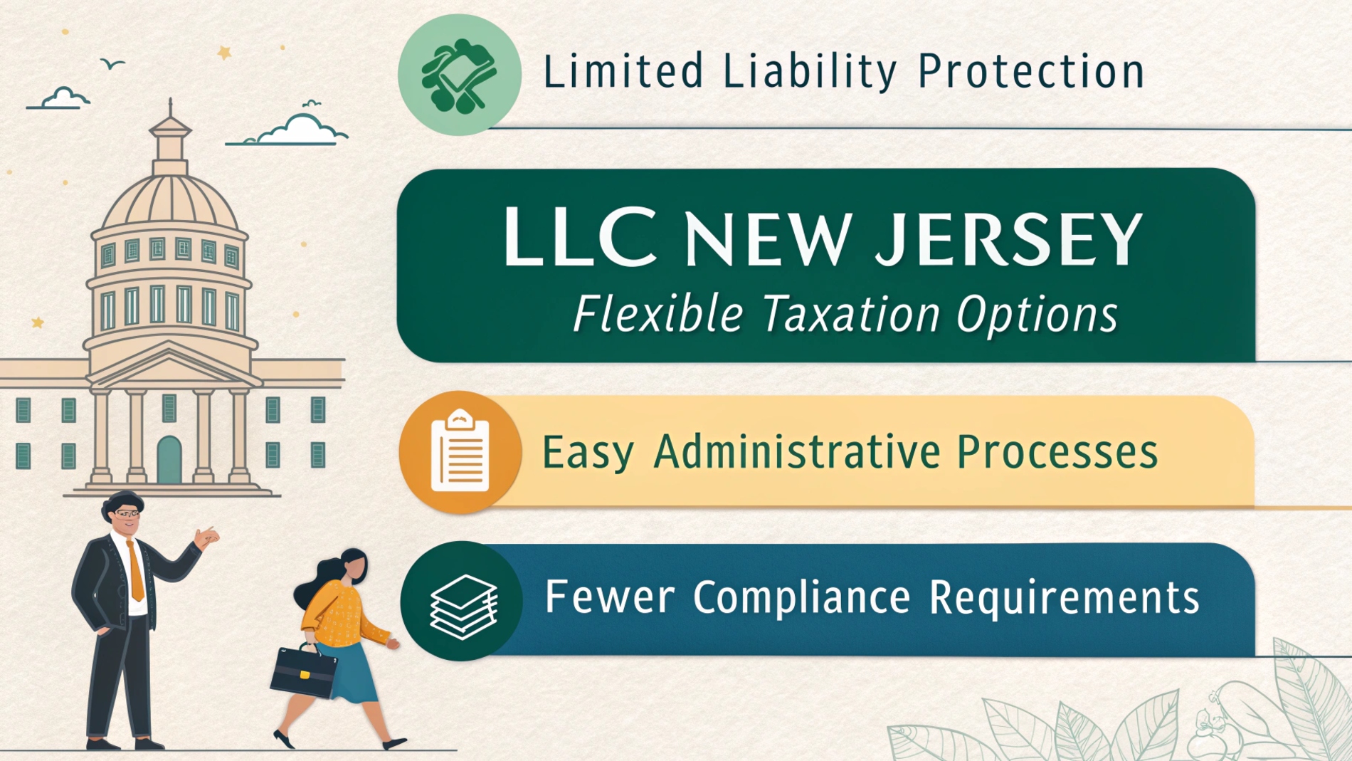 Benefits of an LLC in New Jersey - Start Your LLC in NJ in 2025